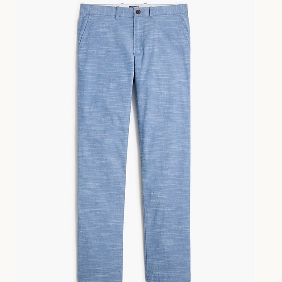 J. Crew | Pants | Sale J Crew Chambray Straightfit Flex Chino Pants ...